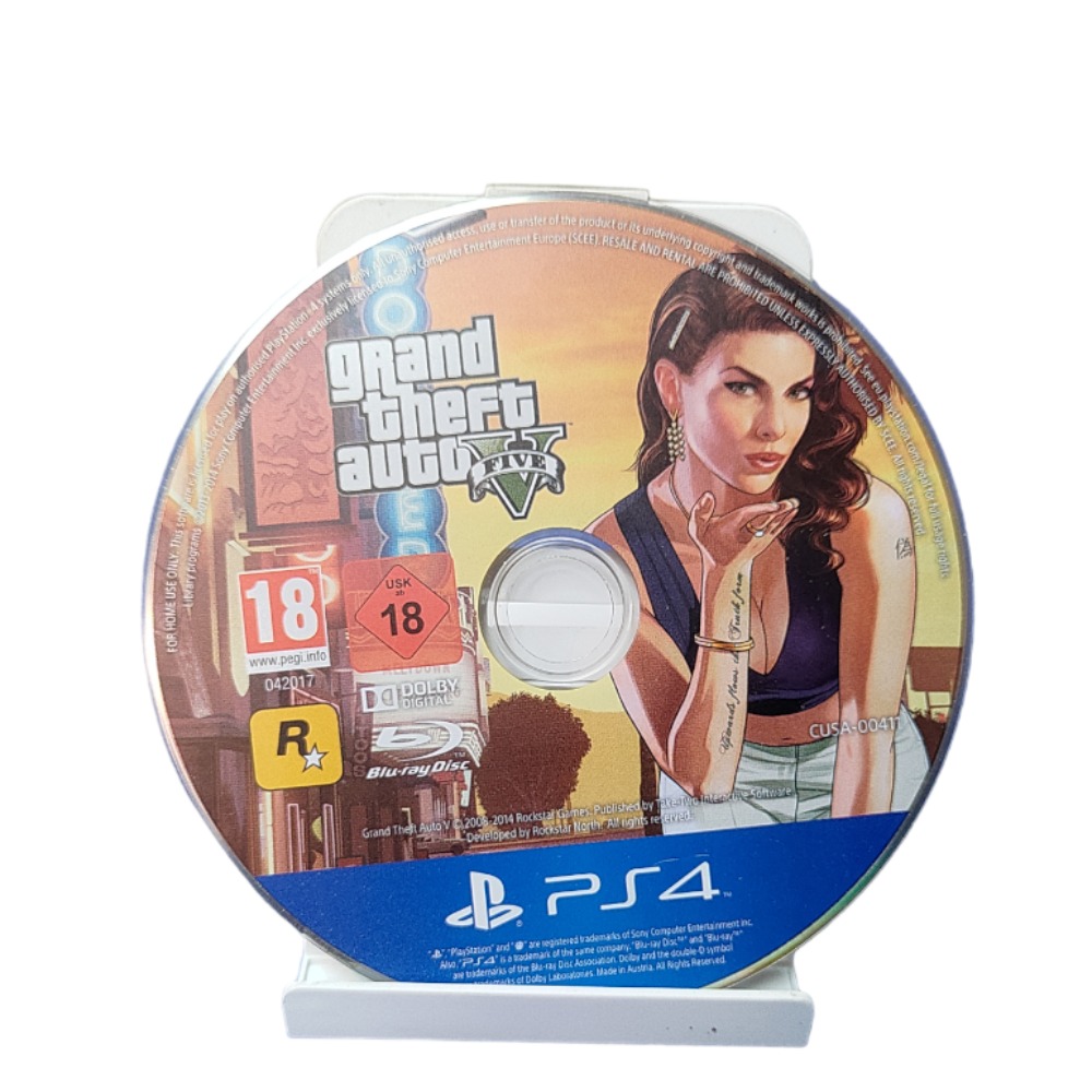Pre-owned GTA 5 - Disc Only- PS4 Game - Own4Less